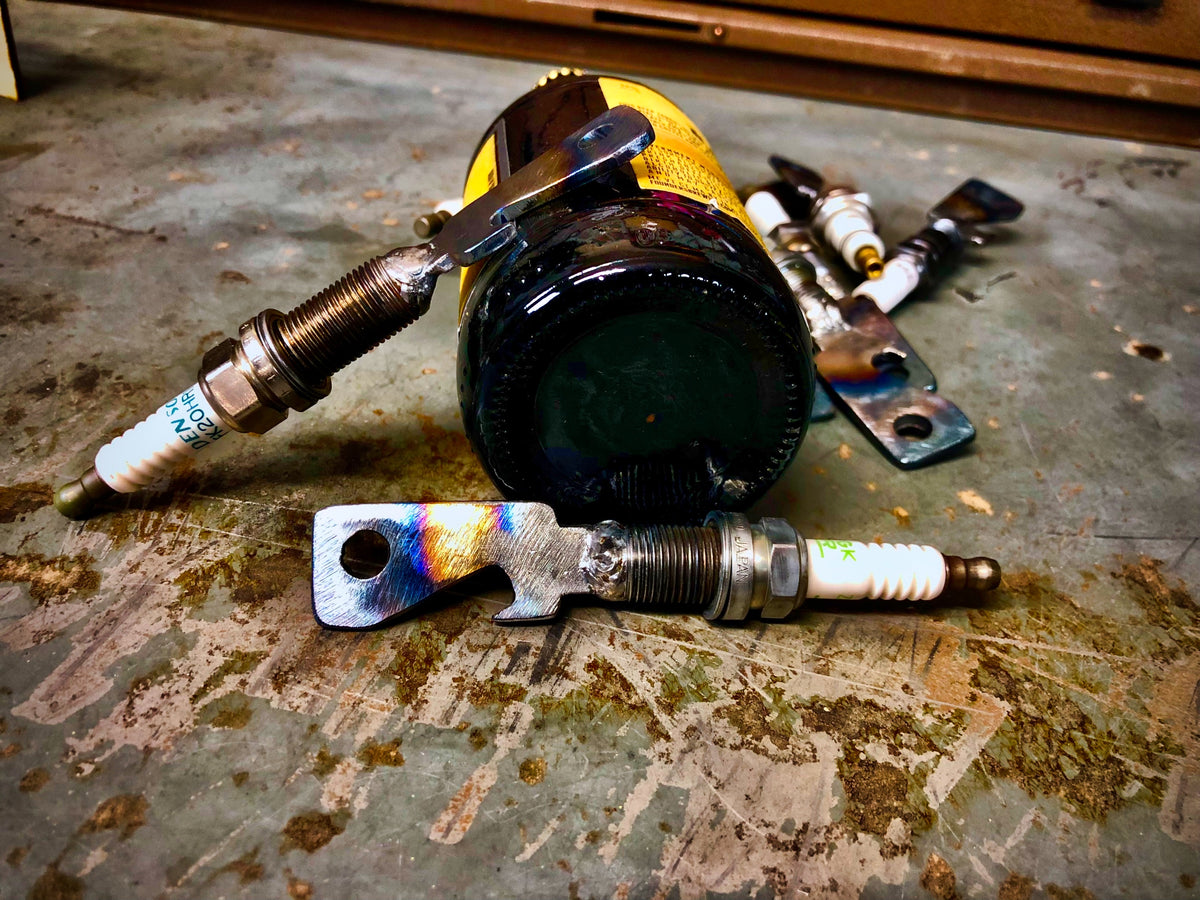 WCe Spark plug bottle opener – Whoop Chicken Expeditions